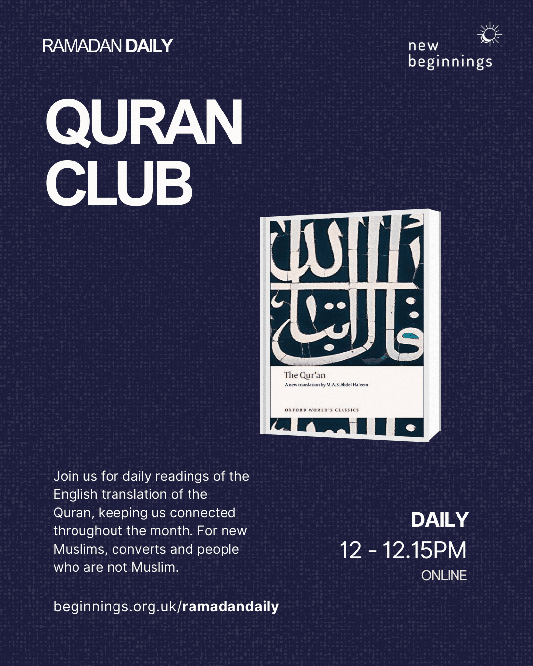Quran Club - New Beginnings